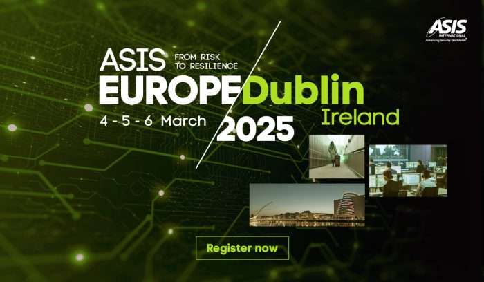 Cyber and physical risks conference Asis Europe